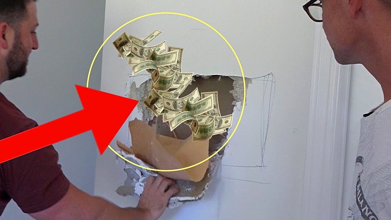 Destroying $1,000,000+ mansion! (You won't believe what's inside the wall!)