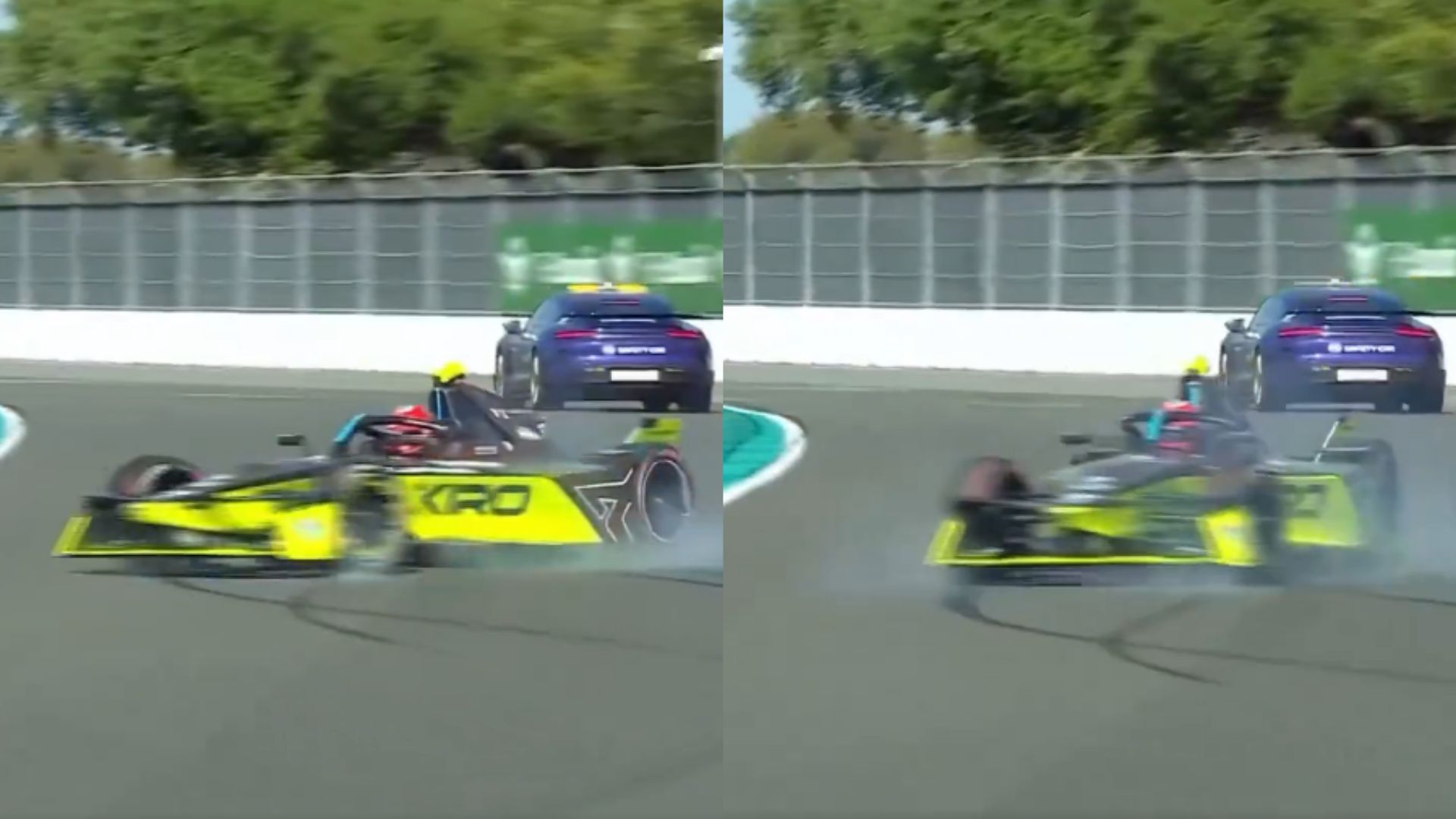 Mr. Beast Crashes A Formula E Racecar
