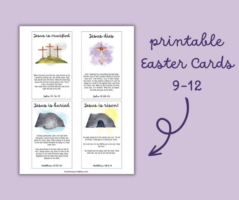 Free Printable Easter Lesson for Kids