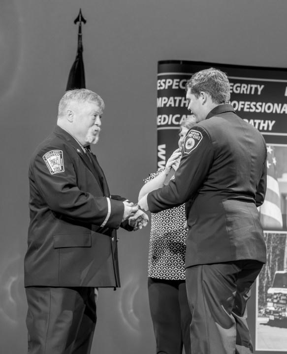 Henrico welcomes 20 new firefighters, celebrates 13 promotions