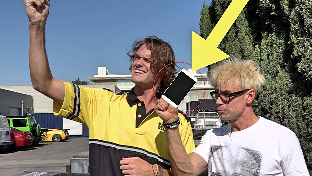 I stole a security guard's phone right out of his pocket