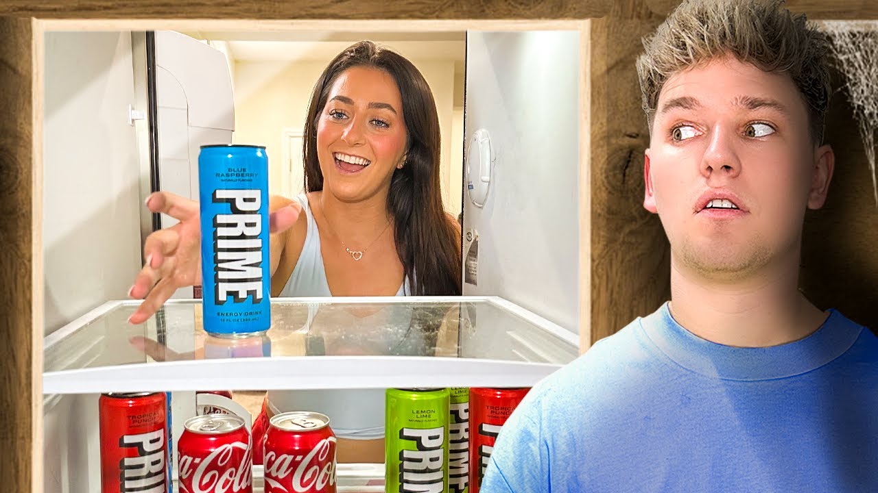 Constructed a Hidden Fridge to Catch Food Thieves