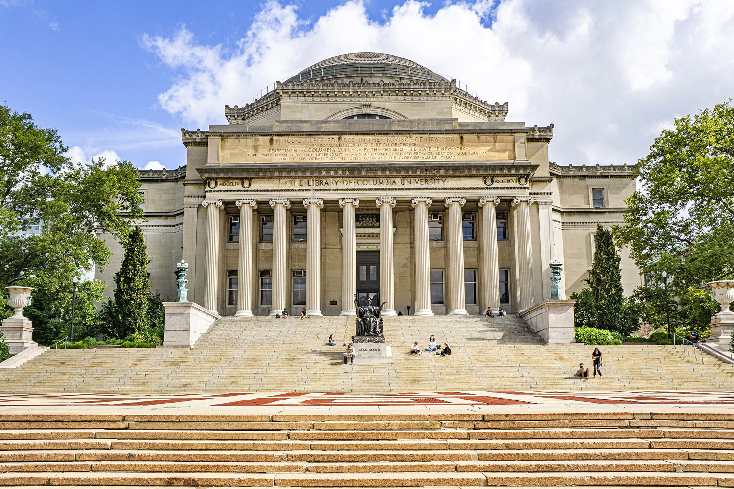 Columbia University's interim president steps down