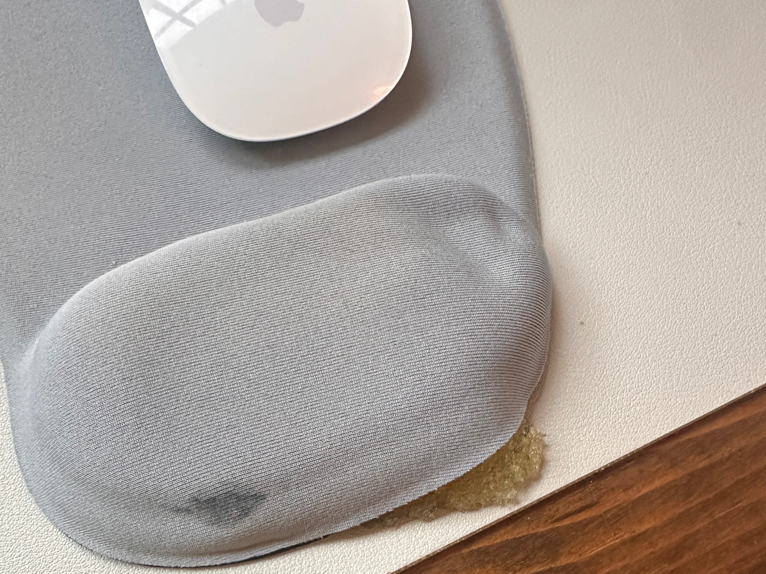 I ordered a $2.74 mouse pad from Temu. I got a pile of goo — exactly ...