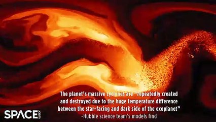 Hubble Observes Extreme Weather On Massive Alien World In 4K Visualization