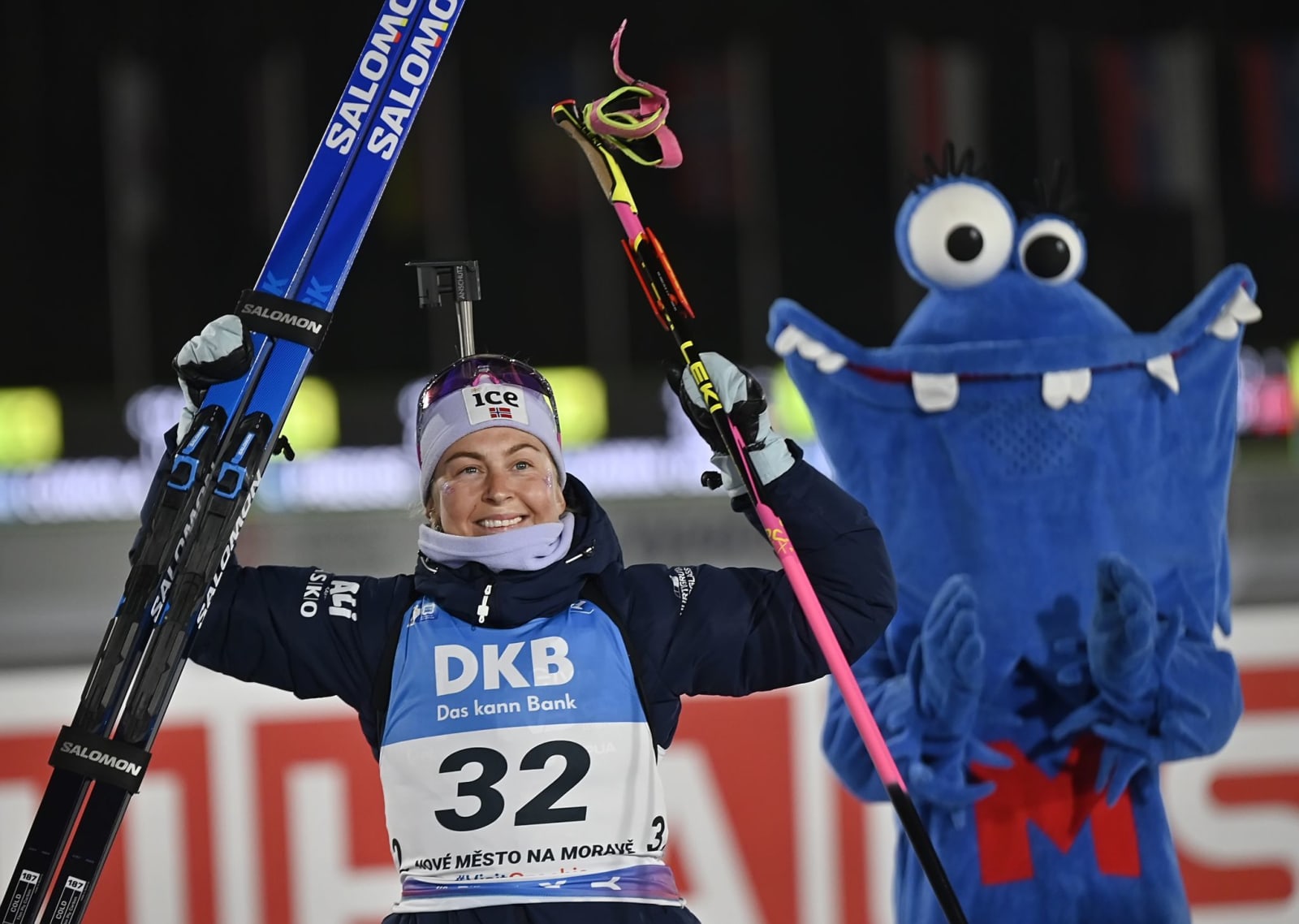 Norway's Tandrevold gets first biathlon win after heart surgery