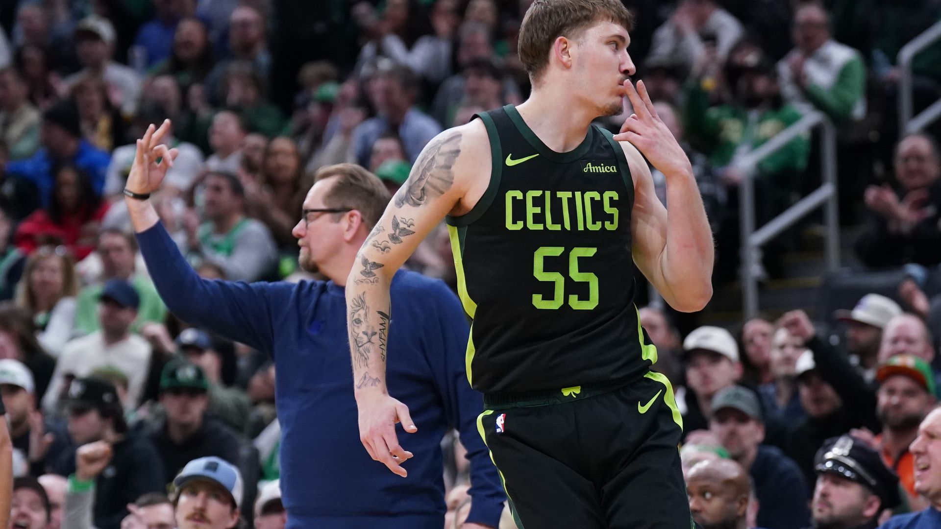 In his first meaningful minutes, Baylor Scheierman stayed ready