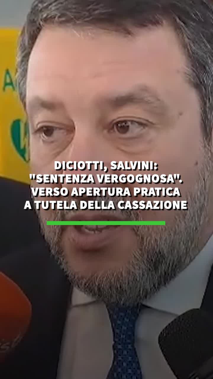Diciotti, Salvini: "sentenza vergognosa"