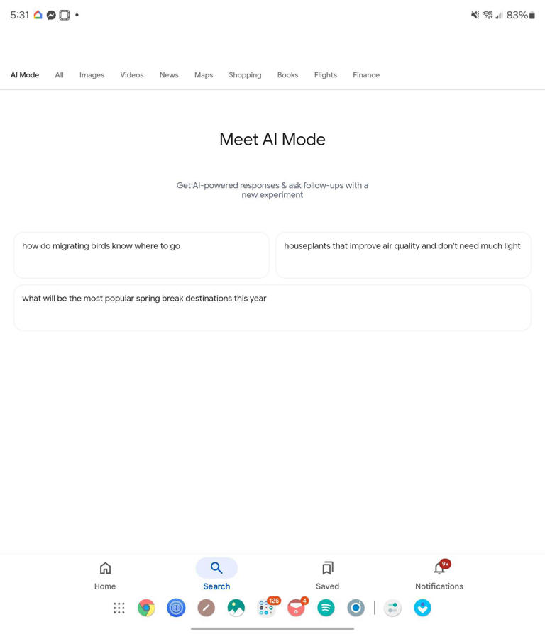 Google Search's AI Mode is now giving early access to select users