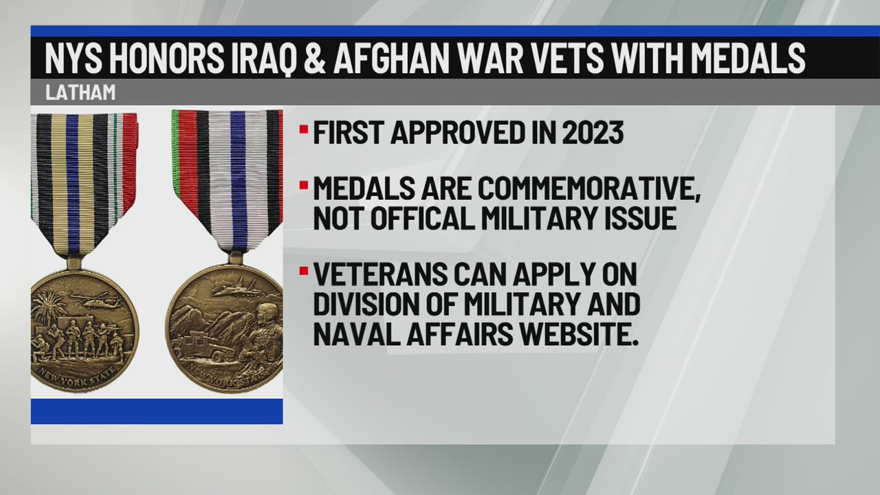 NYS honors Iraq, Afghan war vets with medals