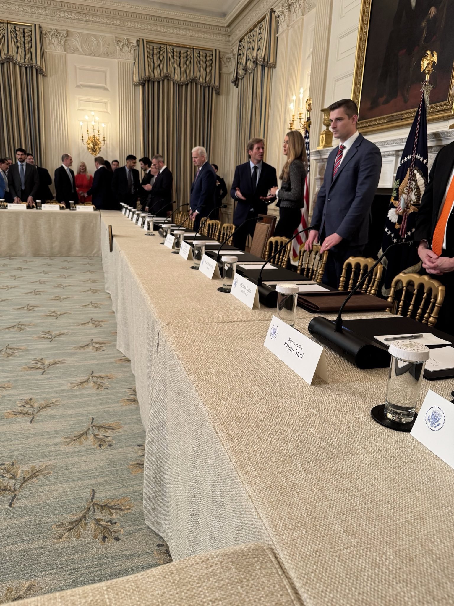 President Trump hosts industry elites at the first-ever White House ...