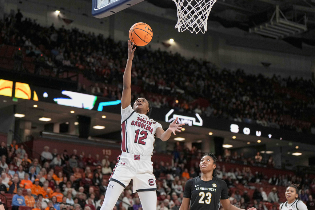 No. 5 South Carolina women beat Vanderbilt 84-63 in SEC Tournament ...