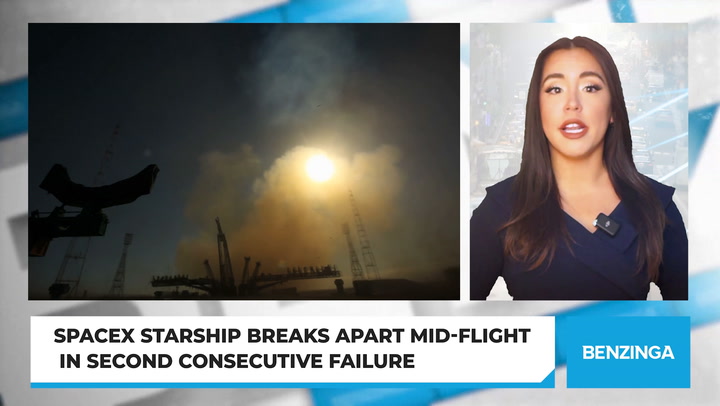 SpaceX Starship Breaks Apart Mid-Flight in Second Consecutive Failure