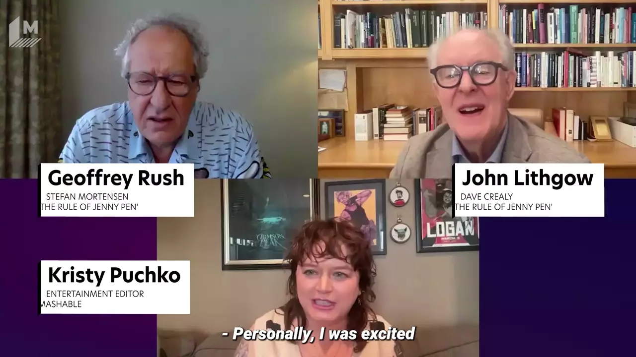 John Lithgow and Geoffrey Rush reveal their character inspirations for ...