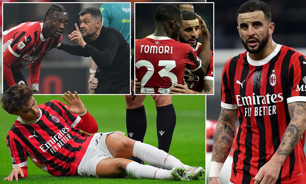 Inside AC Milan's alarming slide - and why the English core of Kyle ...