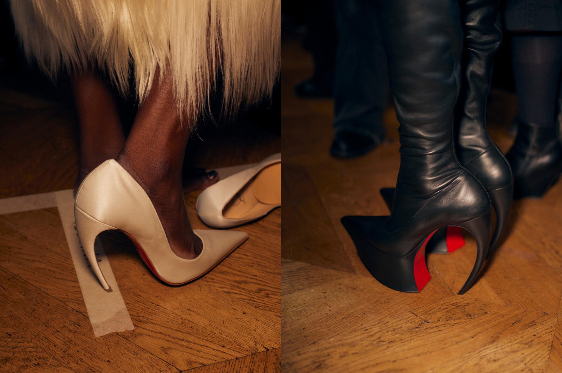 A Closer Look at the Bizarre Christian Louboutin Shoes at the Matières ...