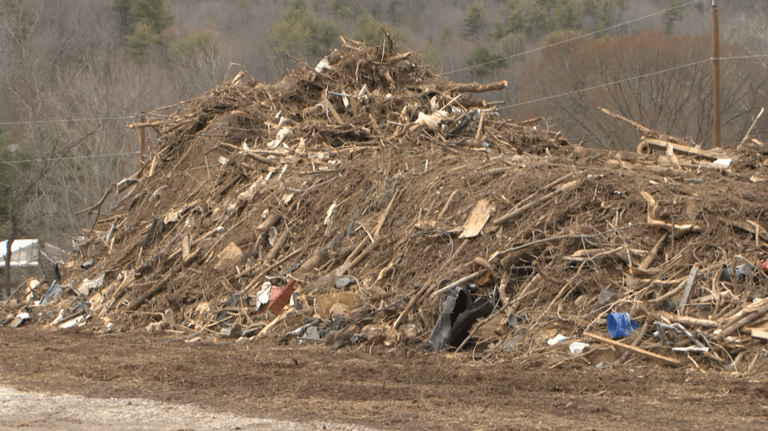 70,000 cubic ft. of debris removed from the Doe river in the last month