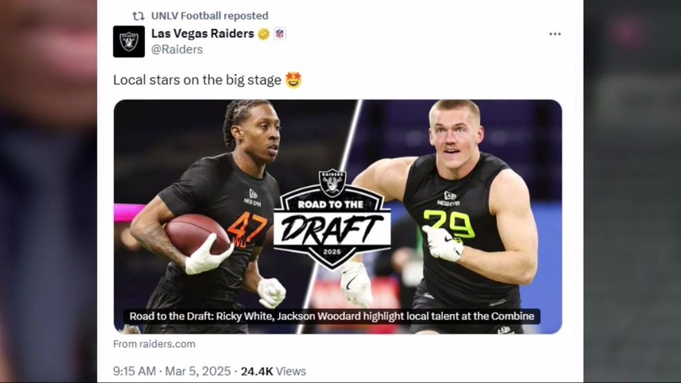 Raiders rally behind UNLV standouts Ricky White, Jackson Woodard at NFL ...