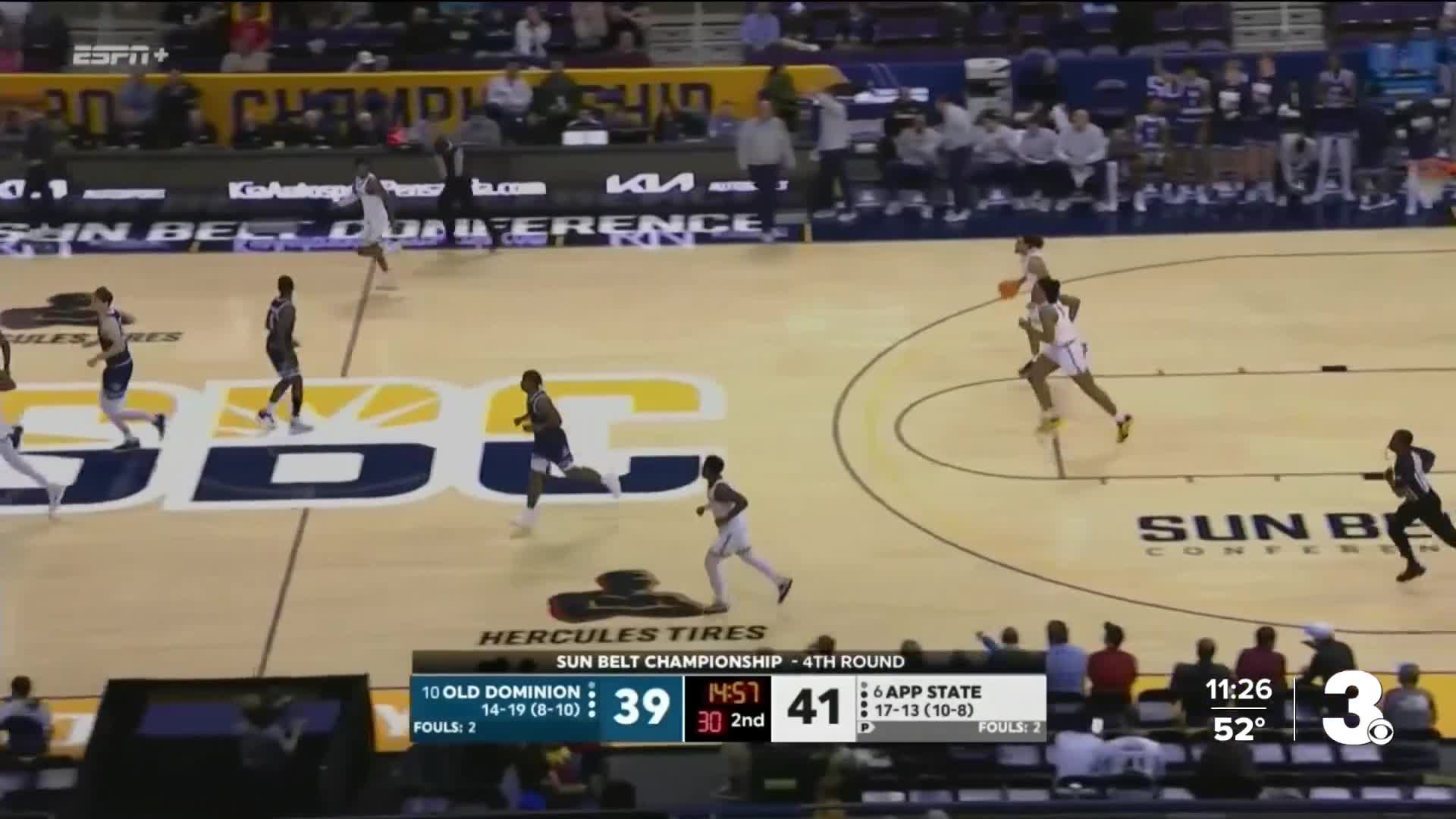ODU stuns App State to stay alive in Sun Belt Tournament