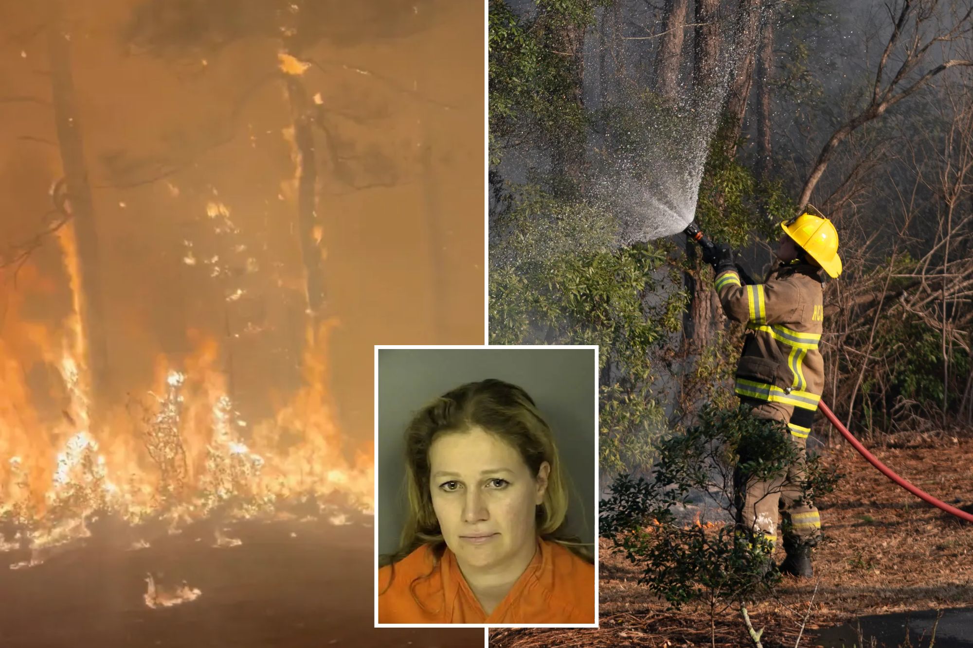 South Carolina woman arrested for igniting massive 2,059-acre wildfire in Myrtle Beach area