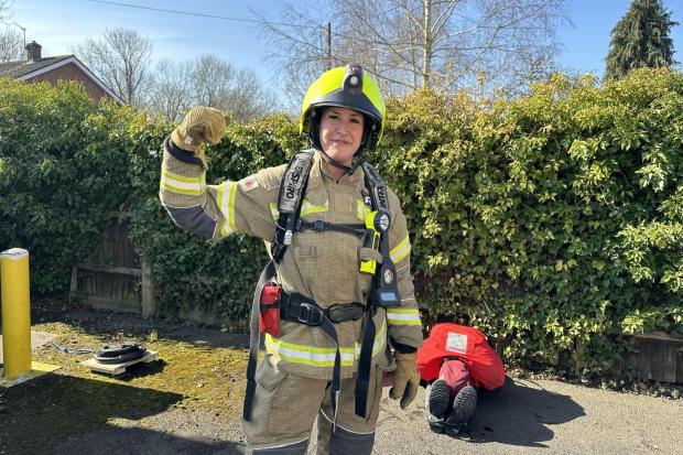 Female fire cadet instructor speaks about 'incredibly rewarding' job