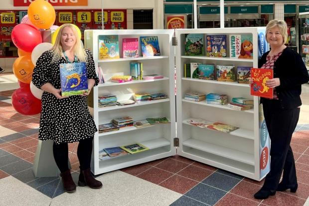 Honesty book library opens at Oxford shopping centre