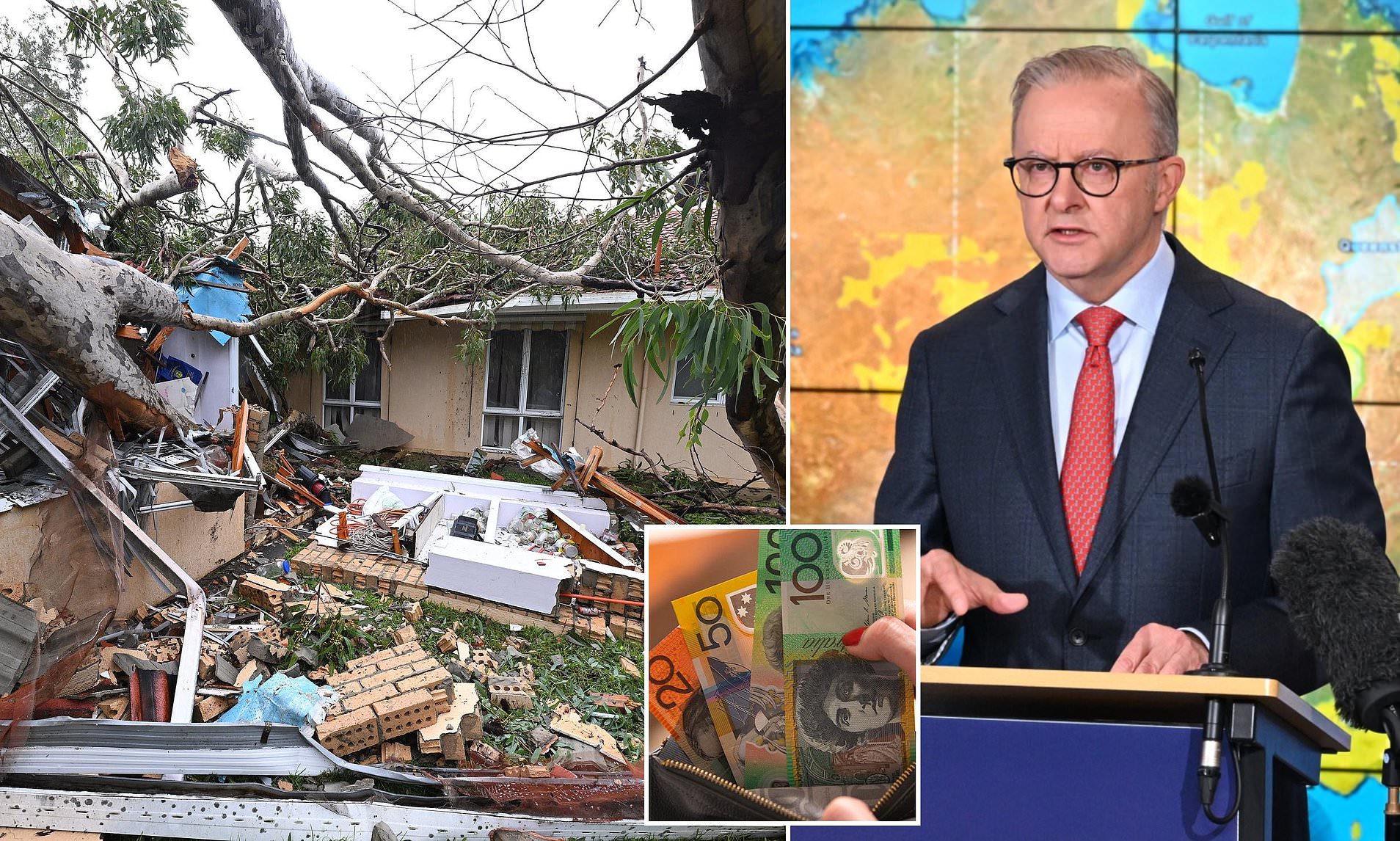 Aussies affected by Cyclone Alfred could get $1,000 Centrelink payment