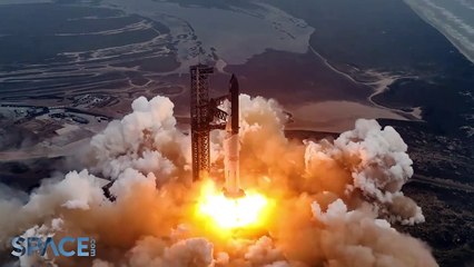 Highlights From SpaceX Starship Booster Splashdown And Launch