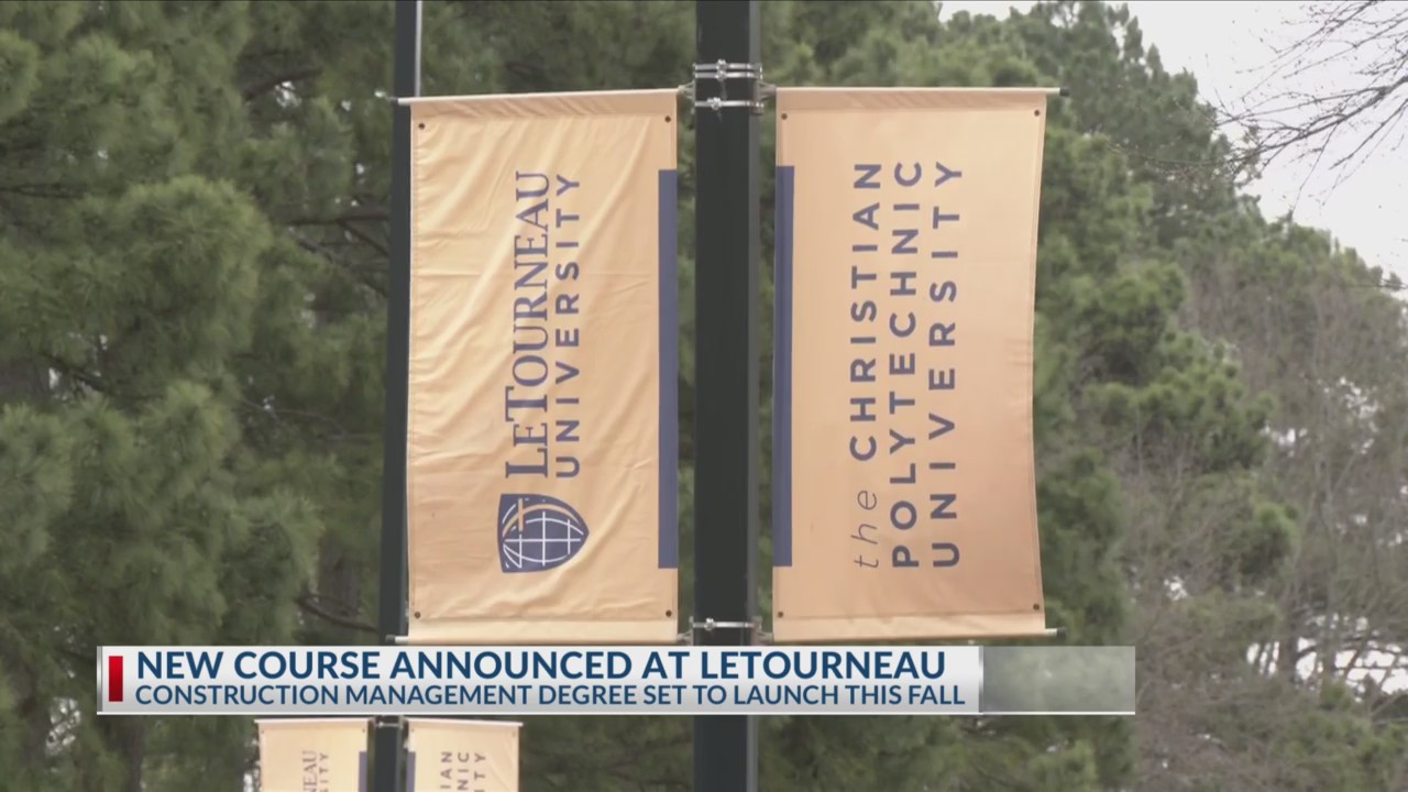 LeTourneau University offering a new construction management degree