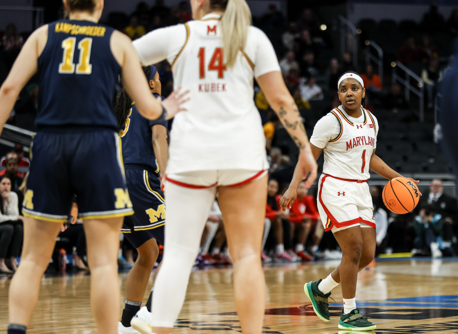 Maryland women run out of Big Ten tournament by Michigan