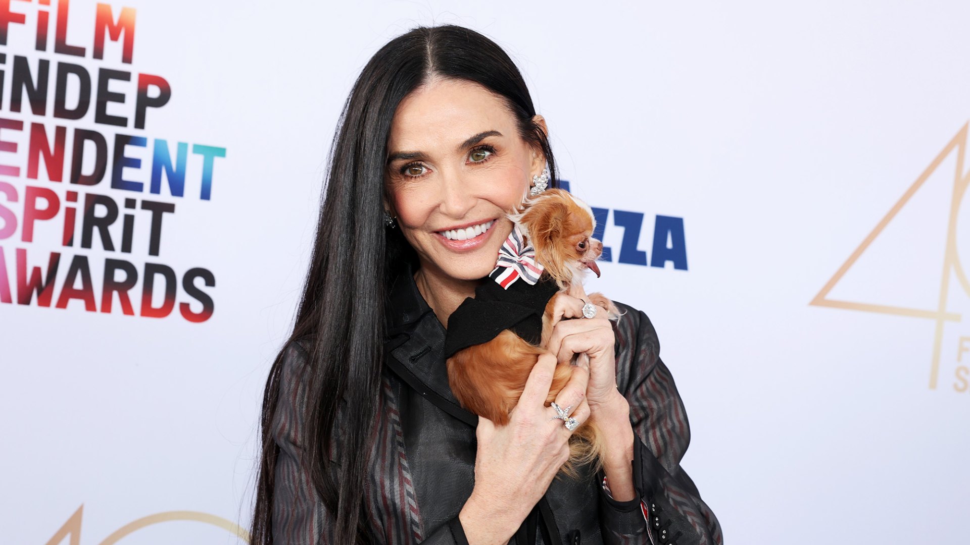 Demi Moore's Dog Pilaf Shares Words of Support After Her 2025 Oscars Loss