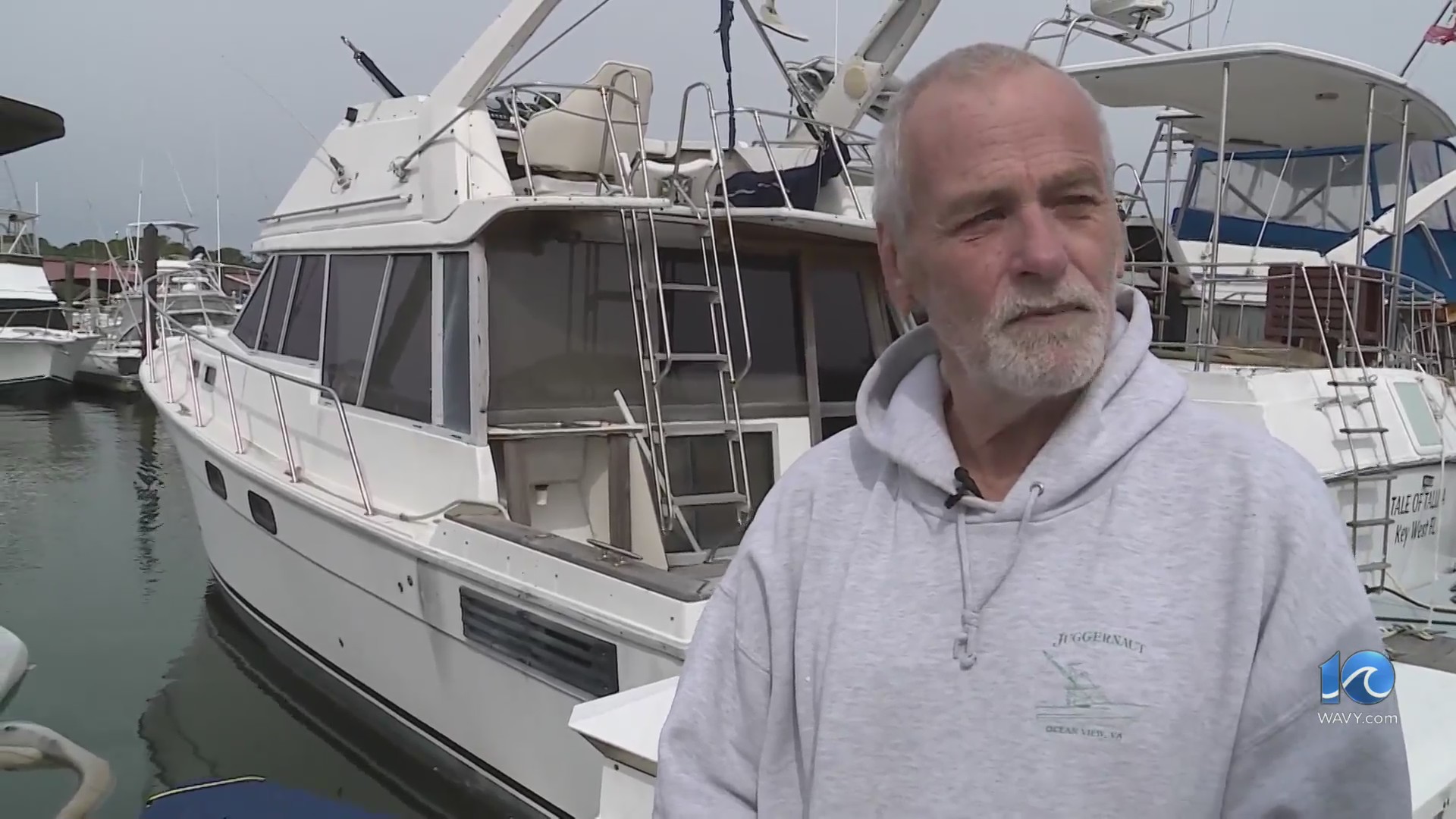 Boat owner works to rebuild life after fire