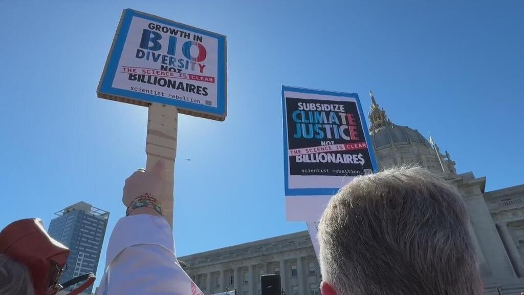 San Francisco protesters rally against Trump administration's proposed ...