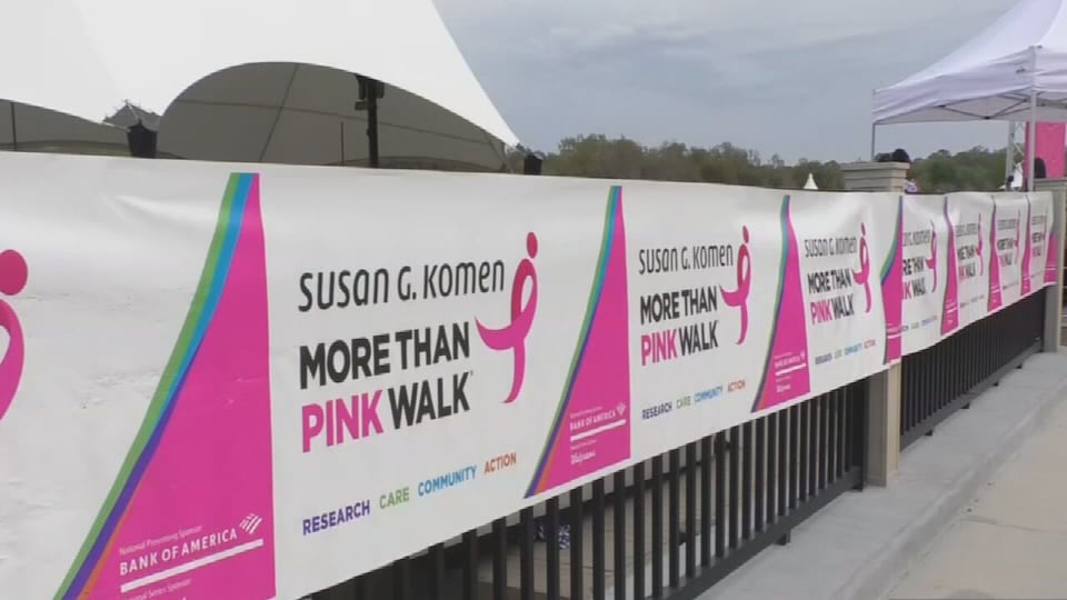 More than Pink Walk beast cancer survivor
