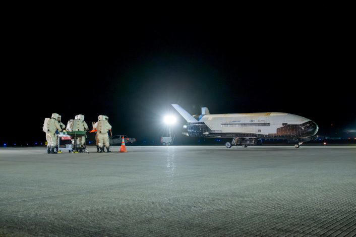 Space Force's Boeing X-37B Spacecraft Returns To Earth After 434 Days ...