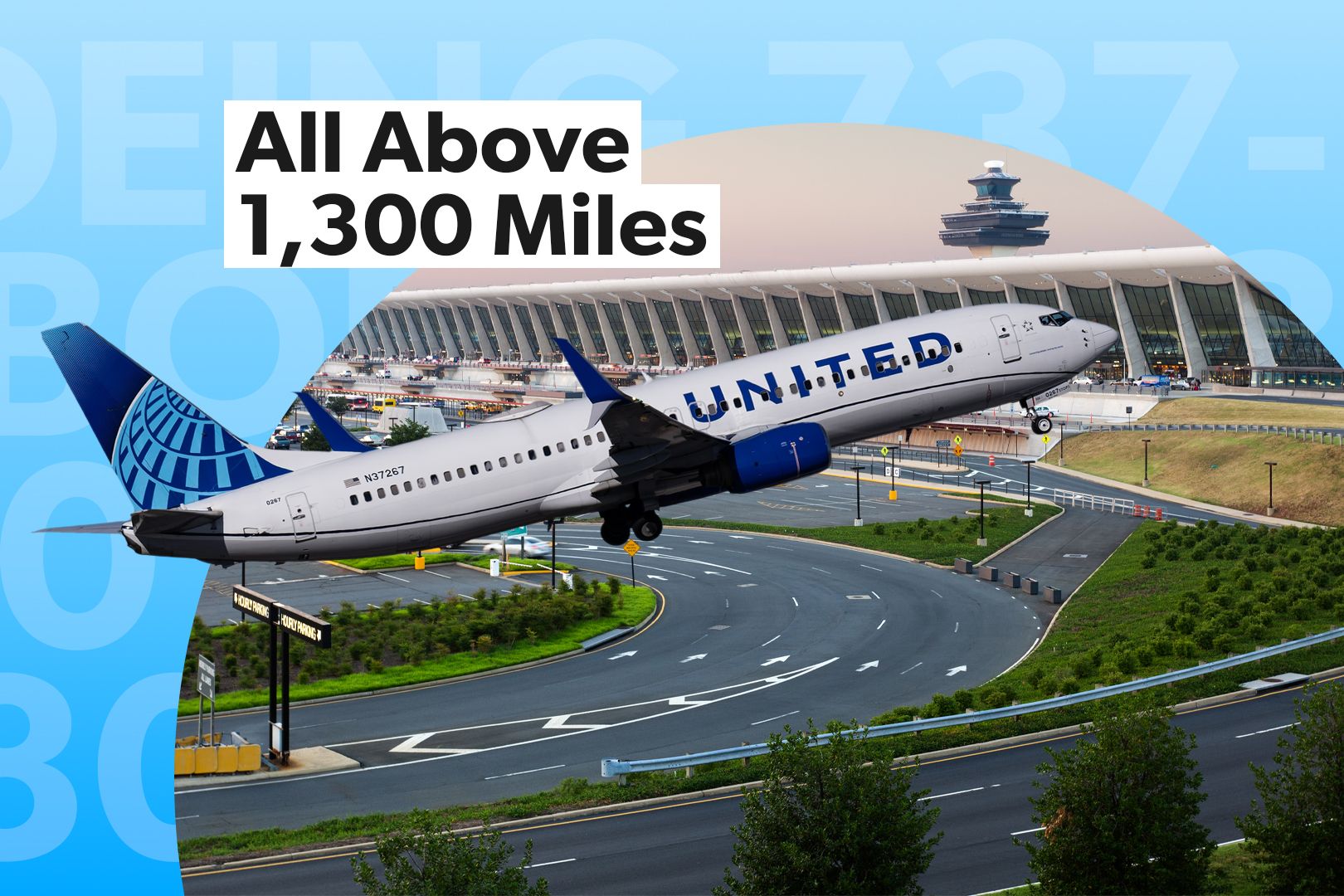 United Airlines' 10 Longest Boeing 737-800 Routes From Washington Dulles