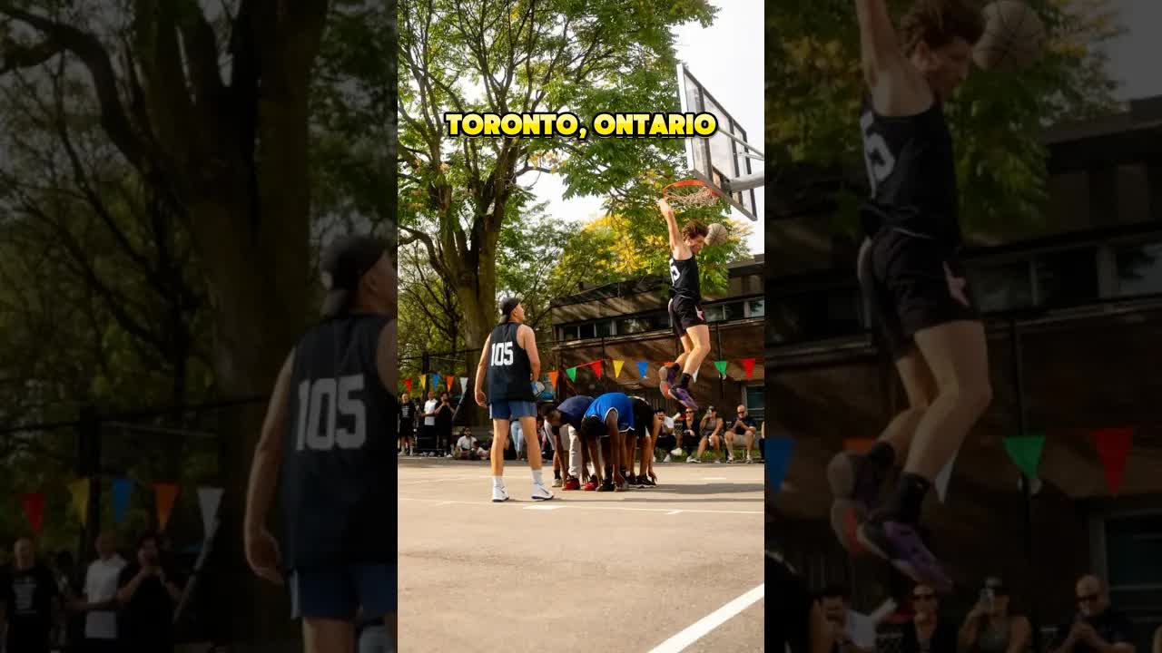 Amazing Dunks Across Canada & USA: From Kid to Pro