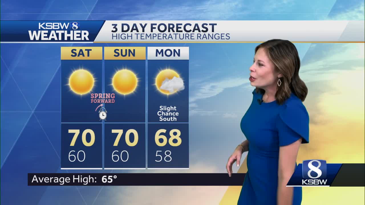 Spring forward weekend looks to be sunny