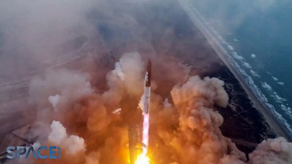 Slow Motion Footage Of SpaceX Starship Launching 'Shockwaves'