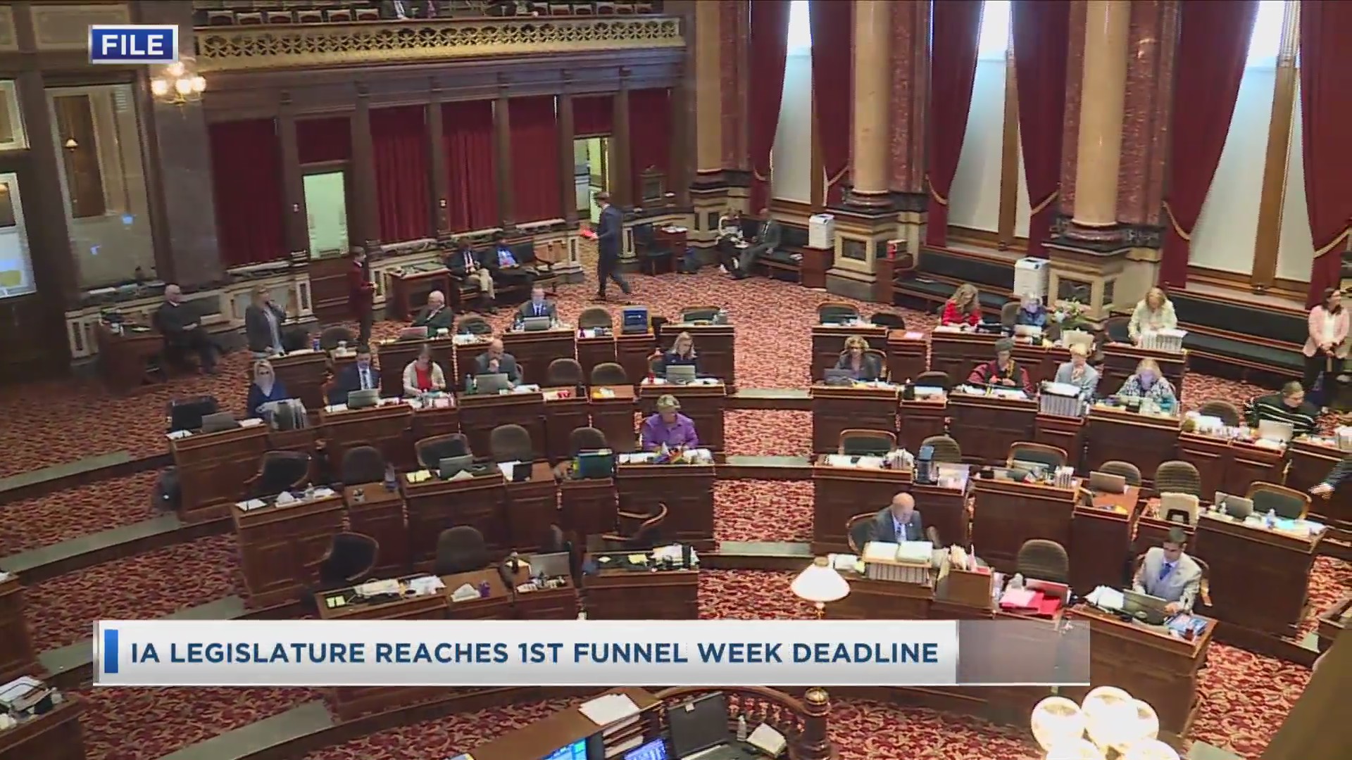 Iowa Legislature Reaches 1st Funnel Week Deadline