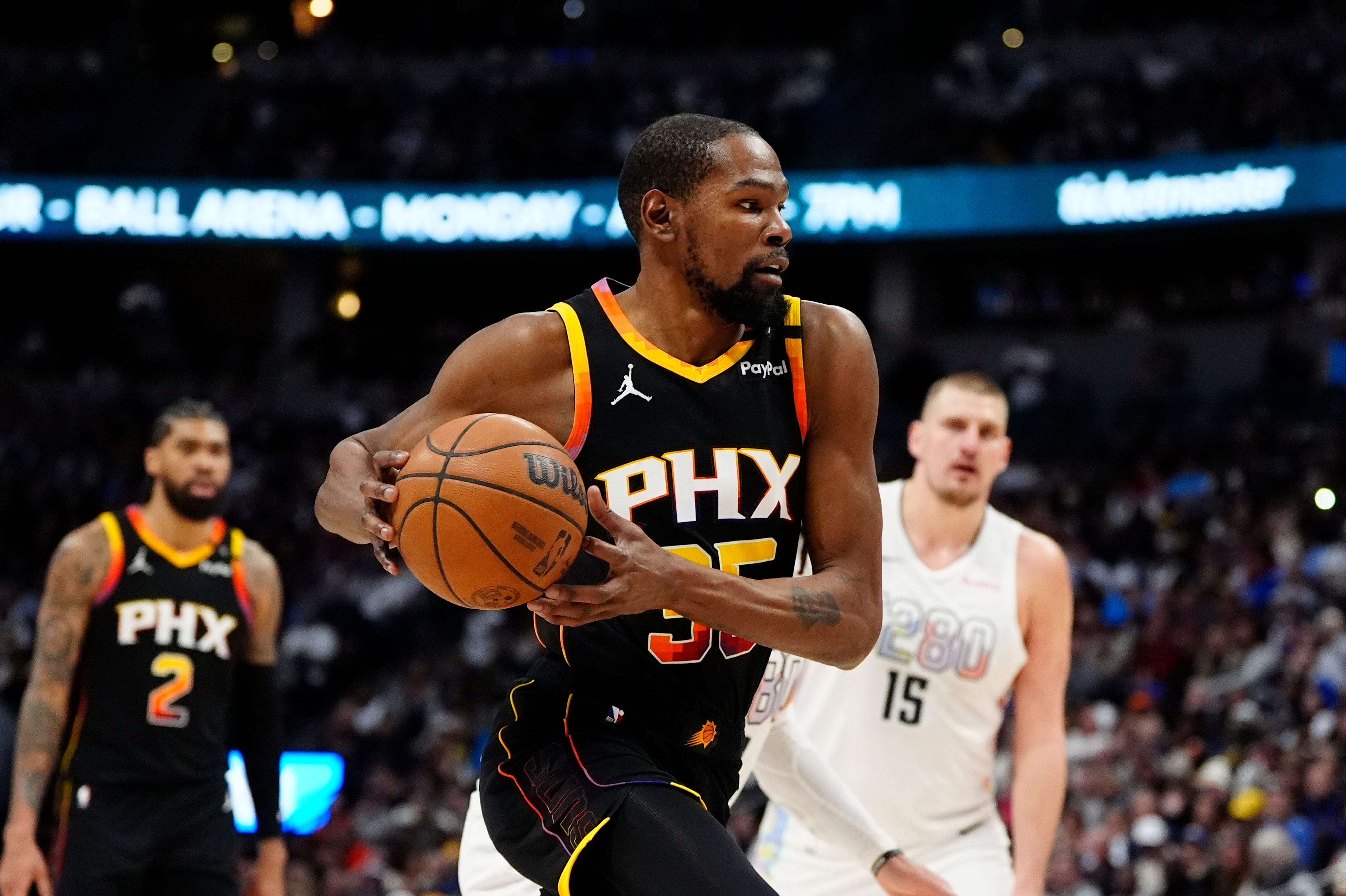 Booker, Durant lead comeback but Suns fall in OT; Jokic makes NBA ...