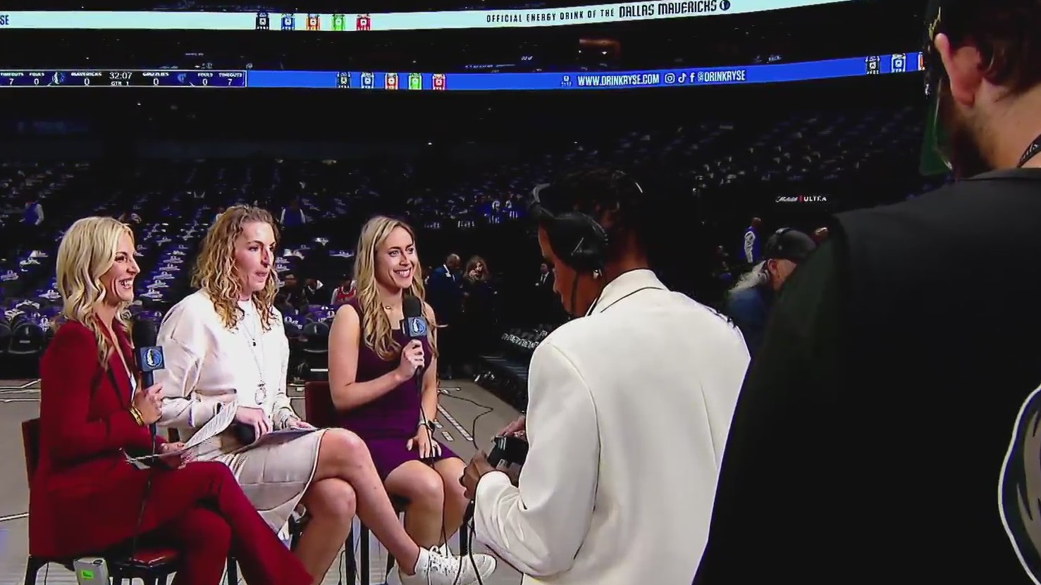 Dallas Mavericks celebrate Women's History Month with first all-female ...