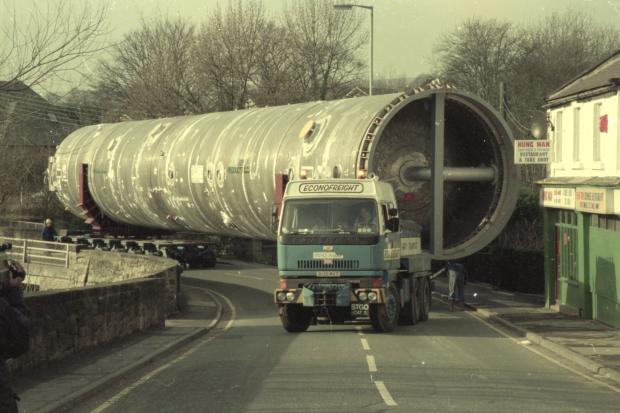 Driver's skill on show as massive load was on the move from Wrexham