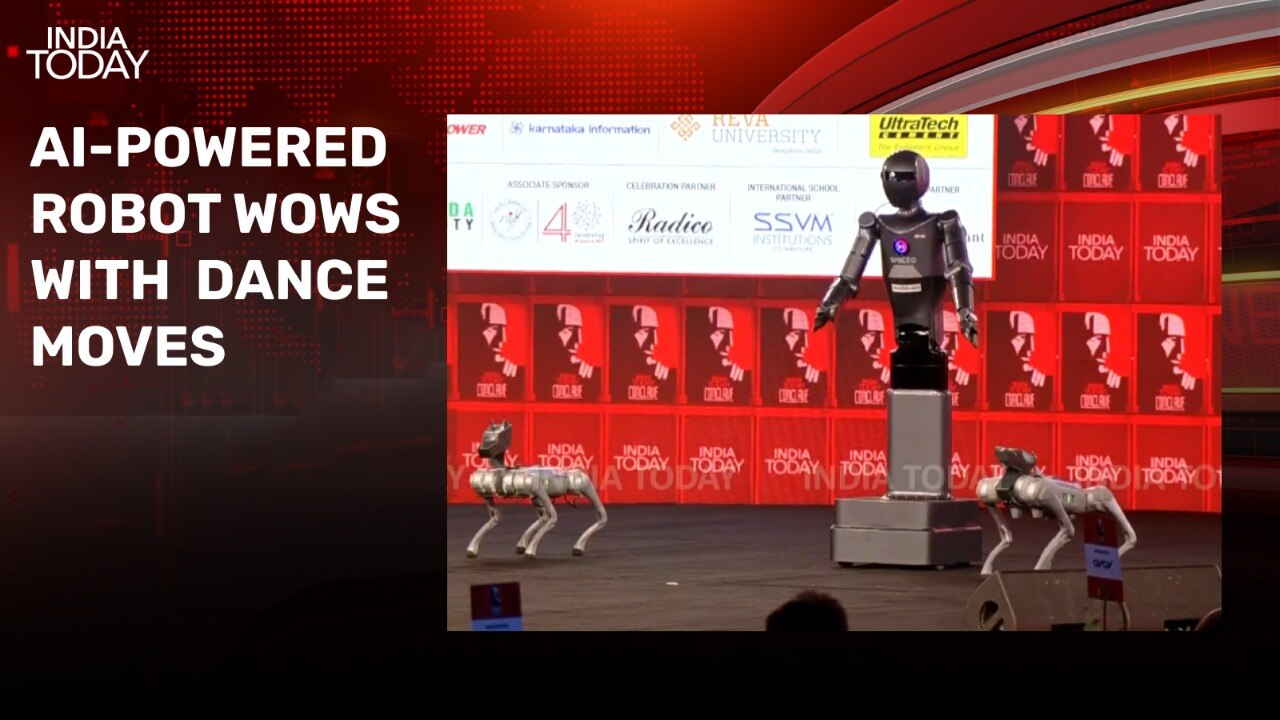 Watch: AI-powered humanoid and hound robots wow with dance moves