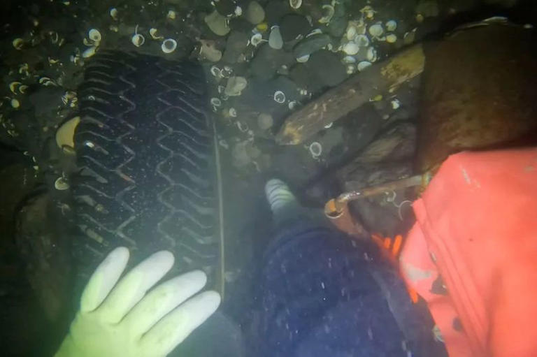 Car pulled from river 'belongs to missing family who vanished 66 years ago'