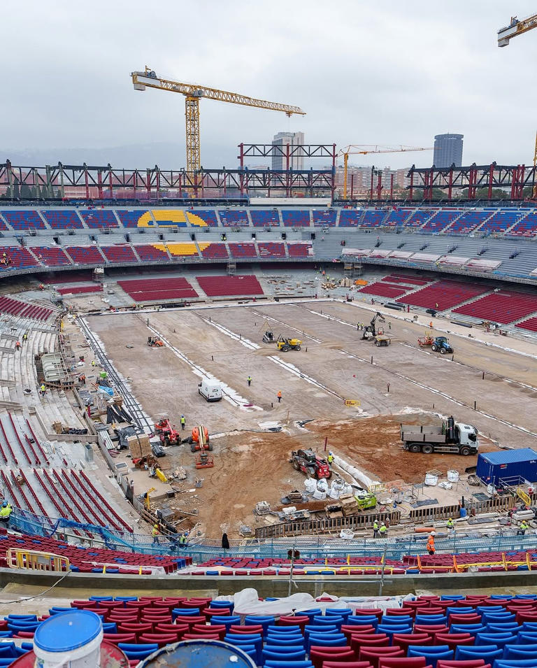 Barcelona's Camp Nou renovation: 10 pictures that prove iconic stadium ...