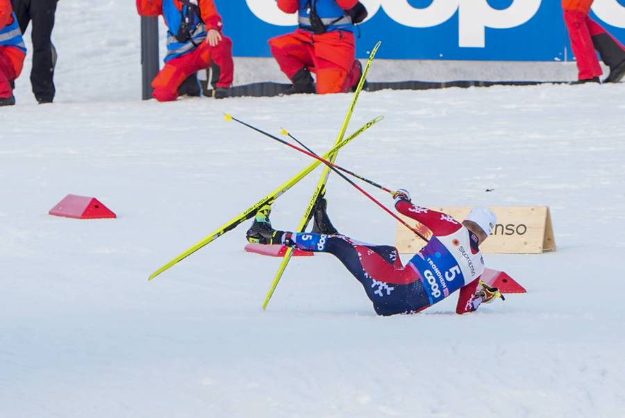 Zweites Sturz-Drama! Der tragischste Held der Ski-WM