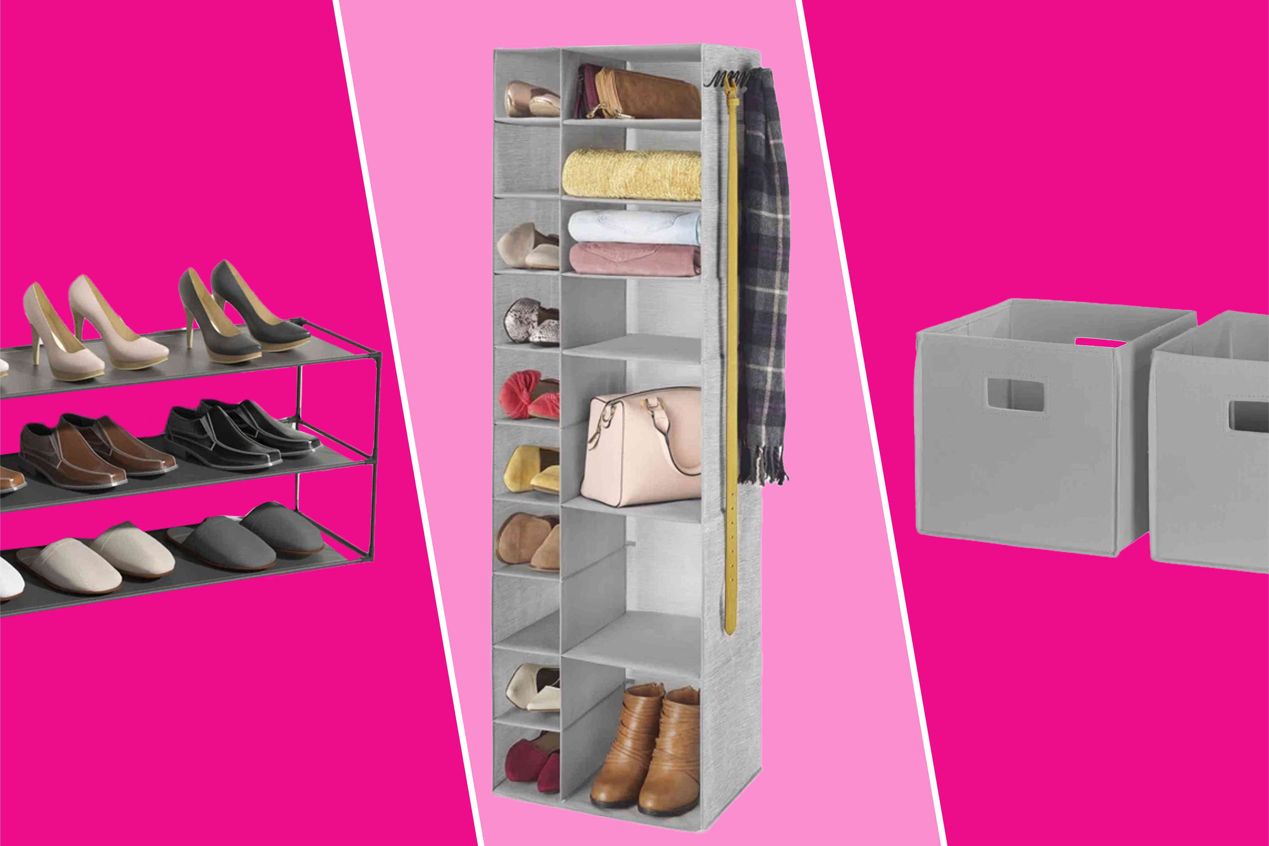 Shoe Racks, Hanging Shelves, and More Closet Organizers Are Less Than ...