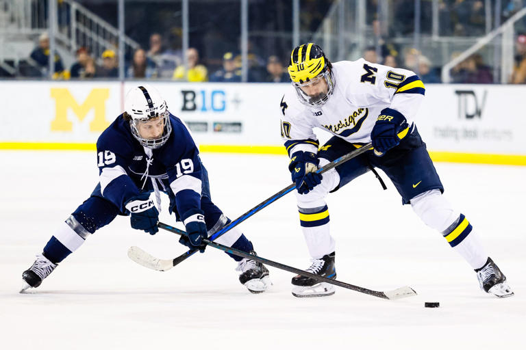 What channel is Penn State vs. Michigan hockey on today? Time, TV info