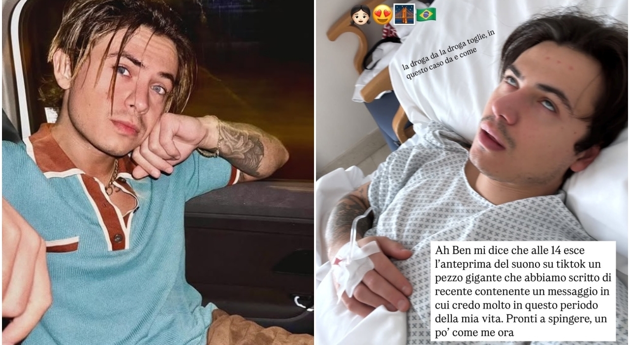 Federico Rossi in ospedale: la foto in camice con la flebo alla mano ...